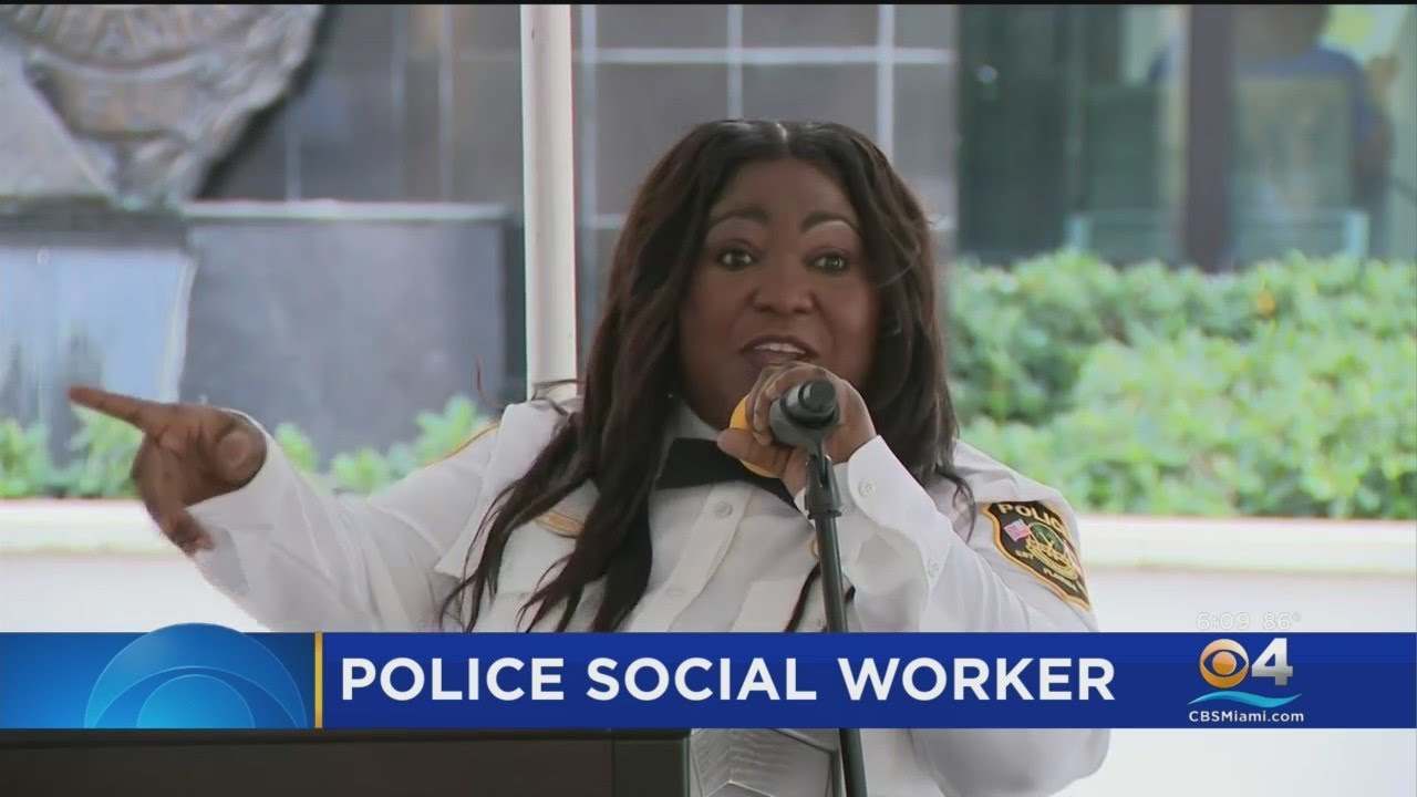 Miramar police is first in Broward to hire a social worker - YouTube