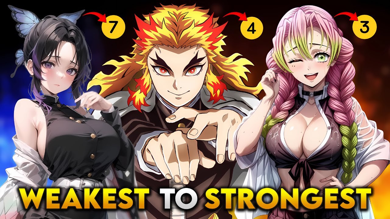 All 9 Hashira RANKED: Weakest To Strongest! - YouTube