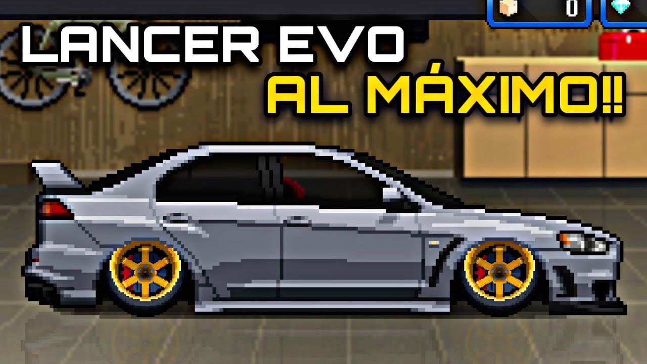 Modificando al MÁXIMO un Lancer EVO en iPhone 🔥 (8 segundos) // Pixel ...