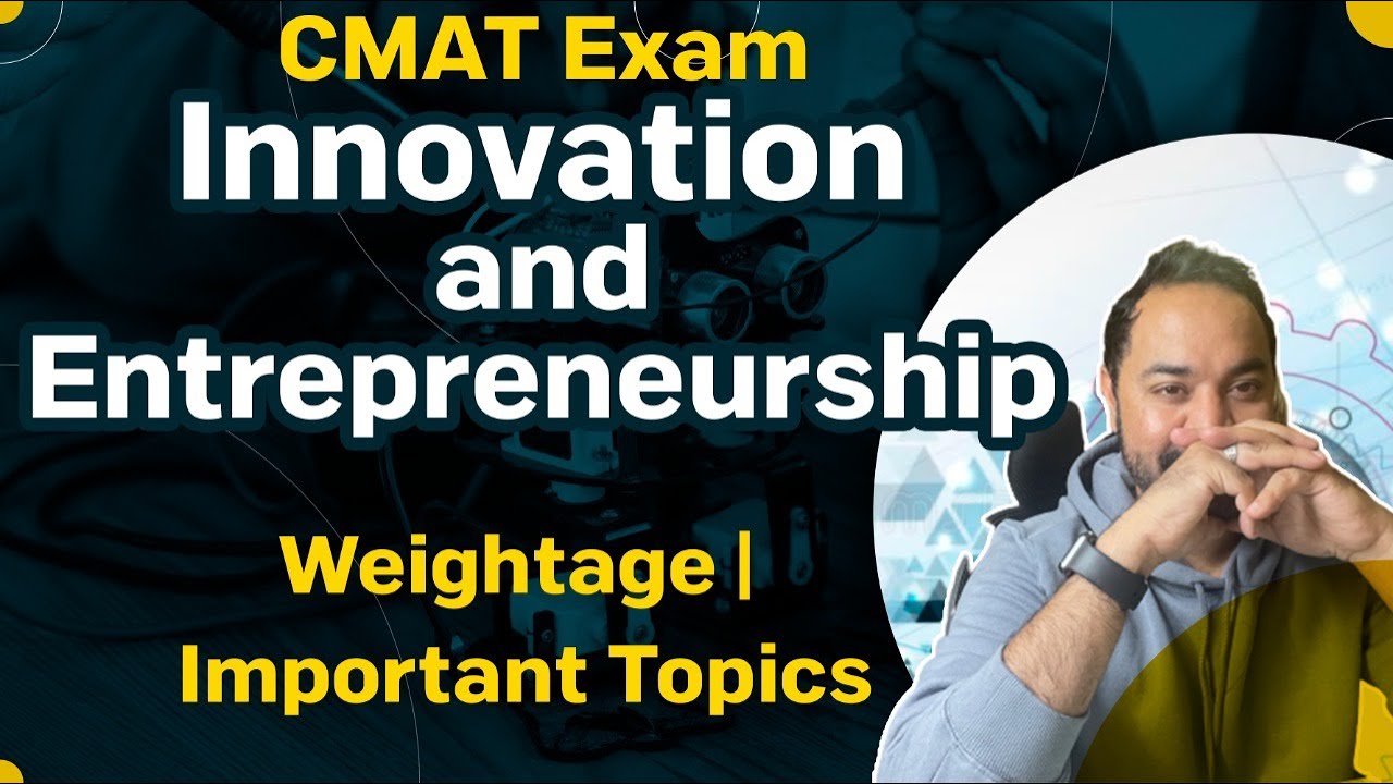 CMAT Exam | Innovation and Entrepreneurship | Weightage | Important Topics - YouTube