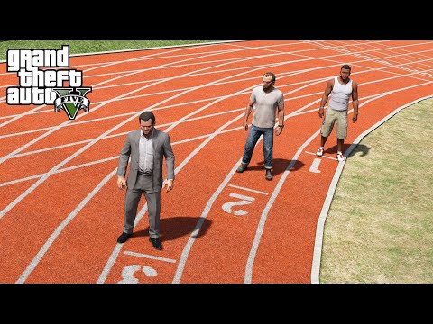 Exercise demons 😈😱 / Gta 5 running competition #gta #gaming #gta5 # ...