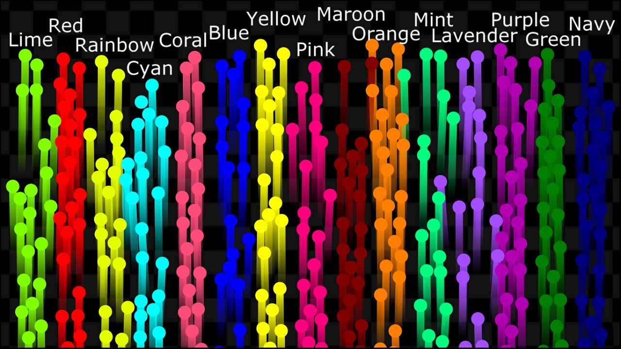 Quick Marble Race - Choose your color from 15 marbles - YouTube