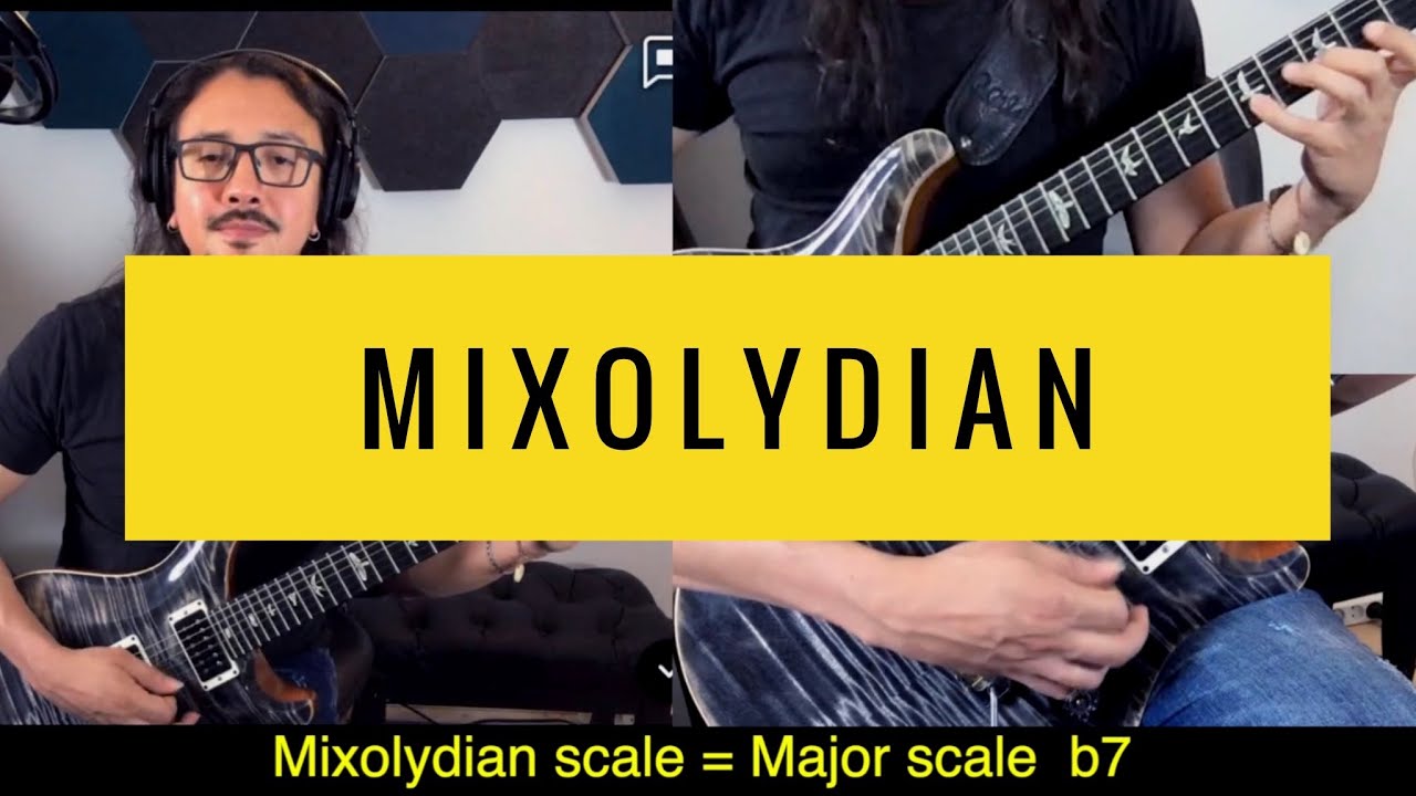 Mixolydian scale (major scale b7) - YouTube
