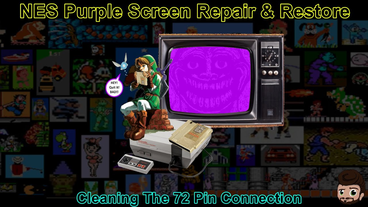 NES Blinking Light & Purple Screen Repair - YouTube