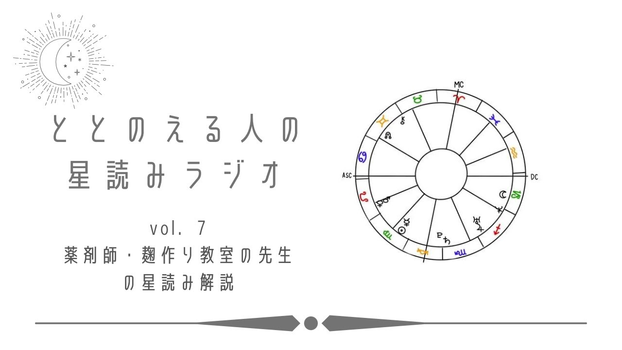 【麹作り教室の先生の星読み】ととのえる人の星読みラジオvol.7＊配信中の無料星読みは概要欄へ - YouTube