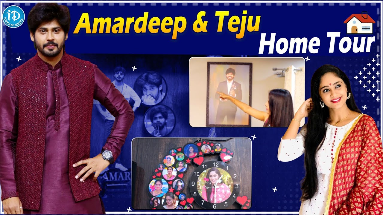 Amardeep & Tejaswini Home Tour | Amardeep Wife Tejaswini Latest ...