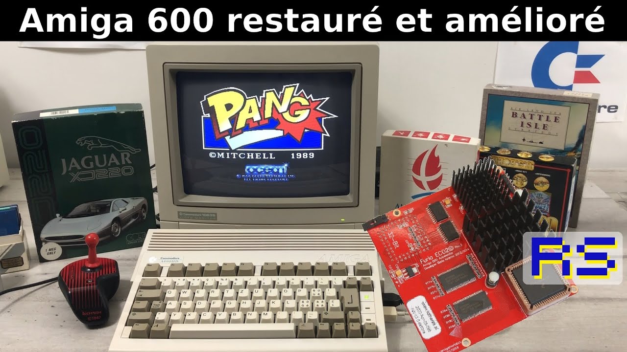 Amiga 600 - Comme neuf et amélioré - YouTube