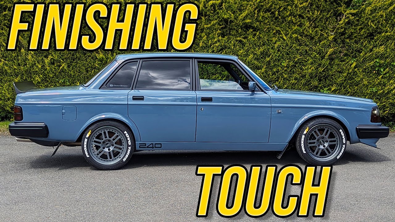 Volvo 240 Restomod Custom Split Rim Install - Project Complete! - YouTube
