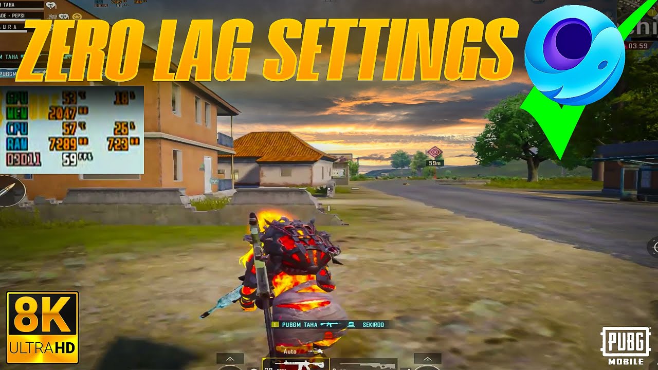 Partner is Back With Zero Lag Gameloop Settings - Destroying Lobby With ...