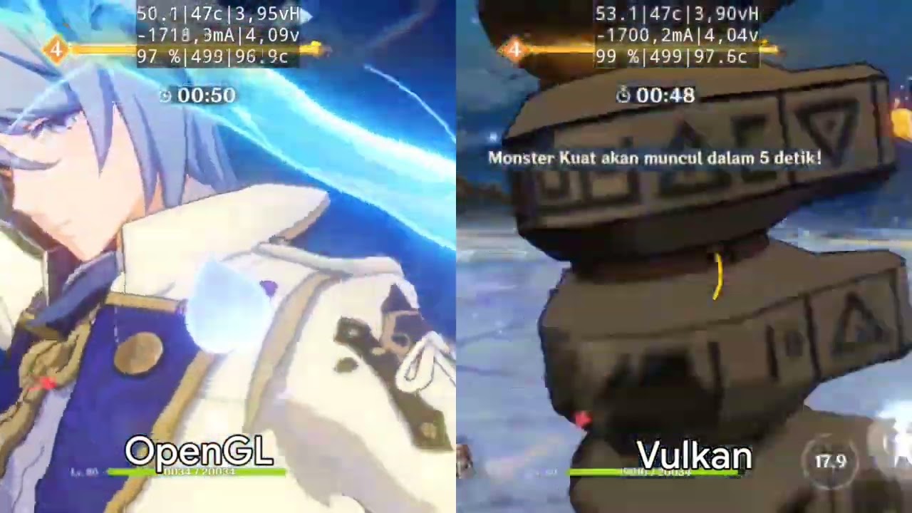 Genshin Impact highest settings with OpenGL & Vulkan graphics (Poco X3 Pro) - YouTube