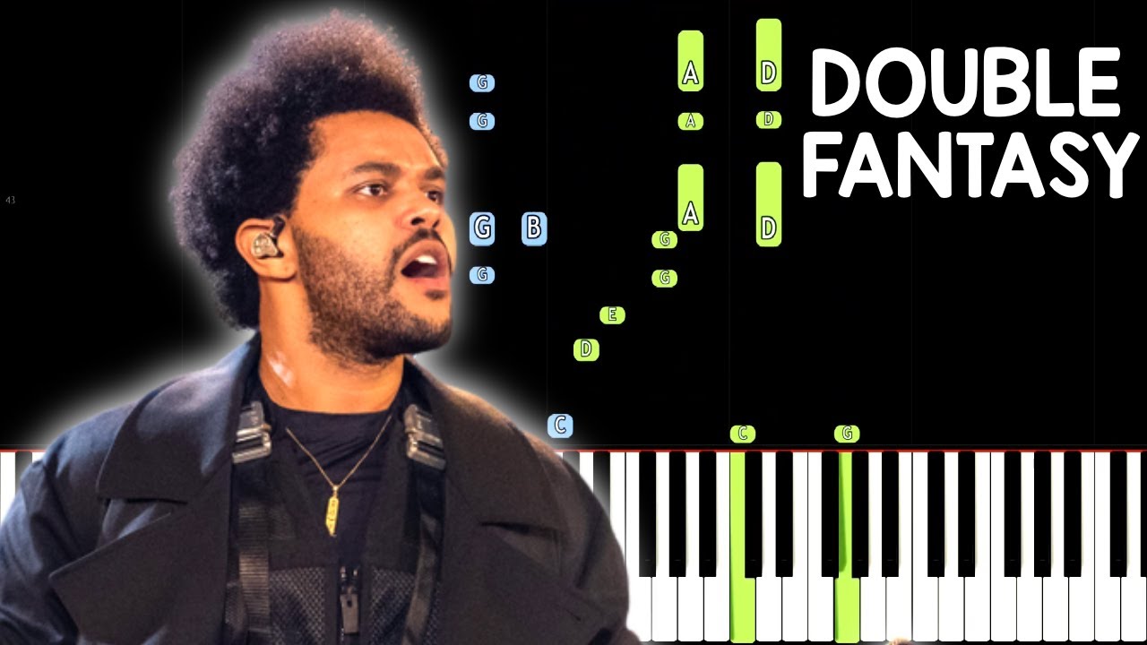 The Weeknd - Double Fantasy - Piano Tutorial/Cover - YouTube