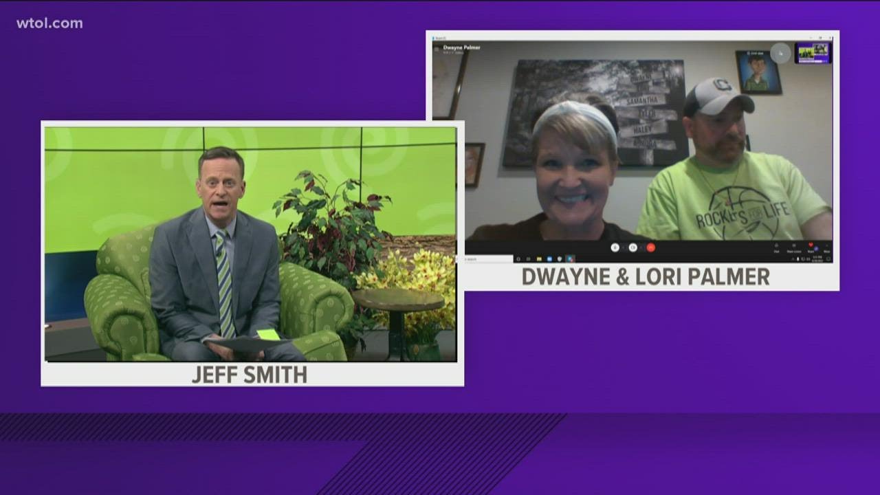 Dwayne and Lori Palmer, parents of donor hero | Donate Life Green Chair ...