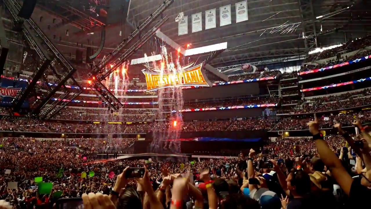 Wrestlemania 32 Intro Fireworks - YouTube