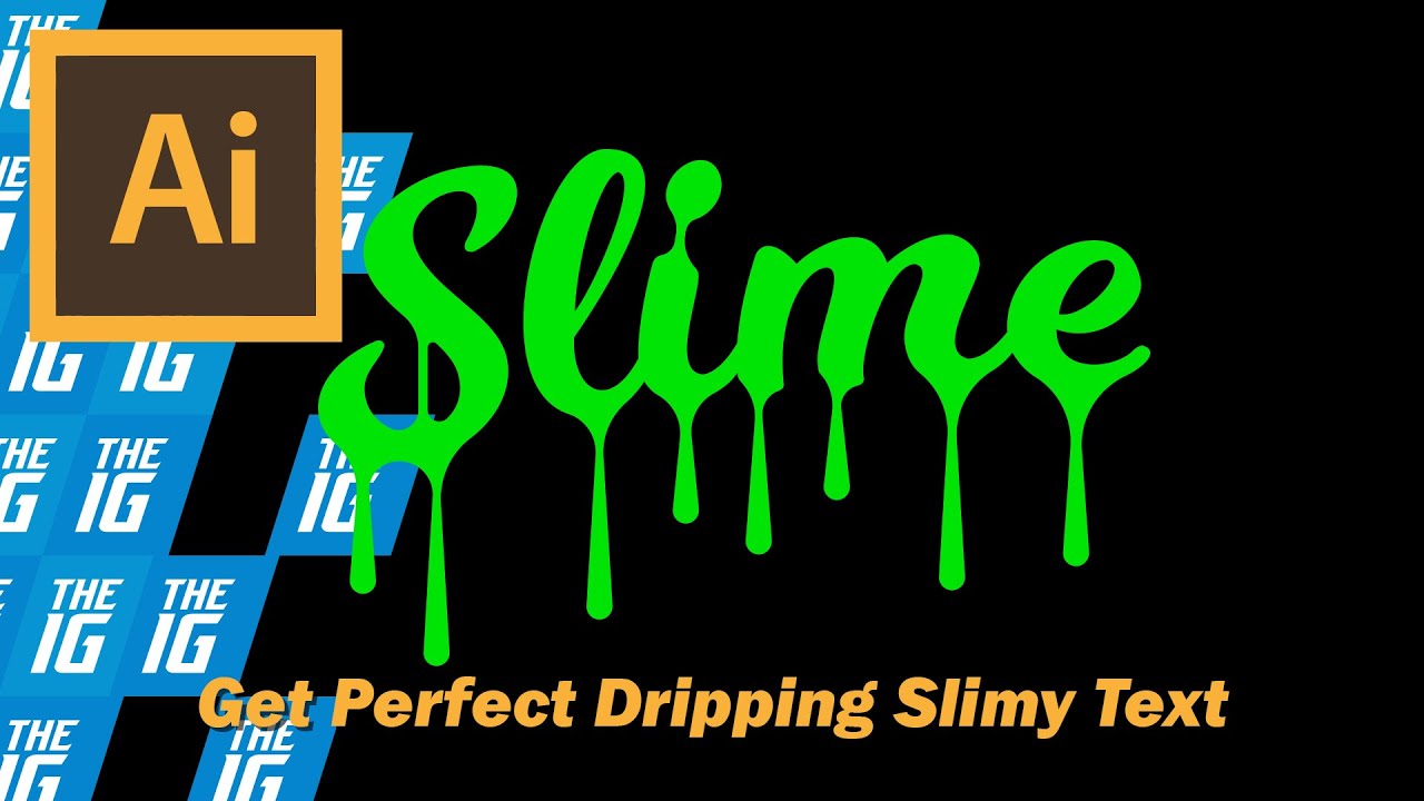 Get Perfect Dripping Slimy Text - YouTube