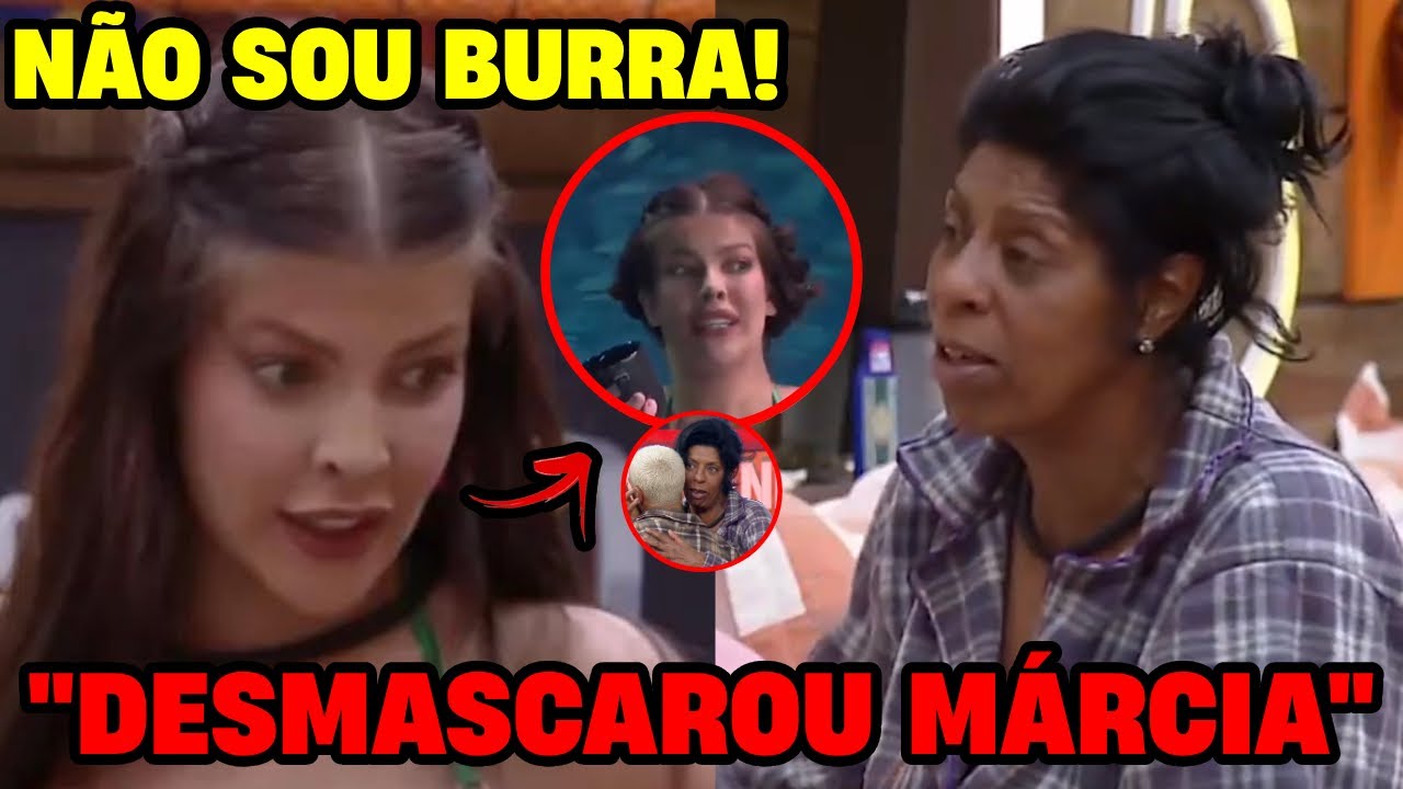 🚨 DESMASCAROU! Jaquelline Desmascara Jogo De Márcia Fu e Descobre Que ...