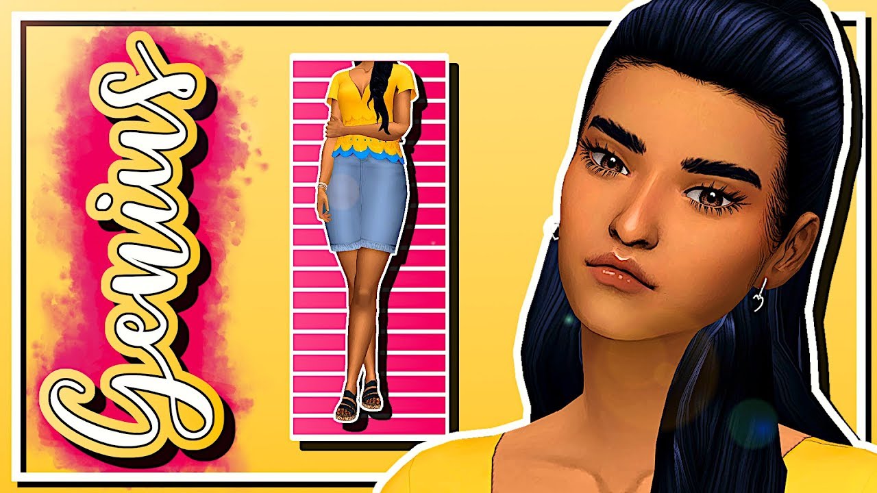 The Sims 4 | GENIUS 🧠👩🏽‍⚕️ | CAS + CC Links - YouTube