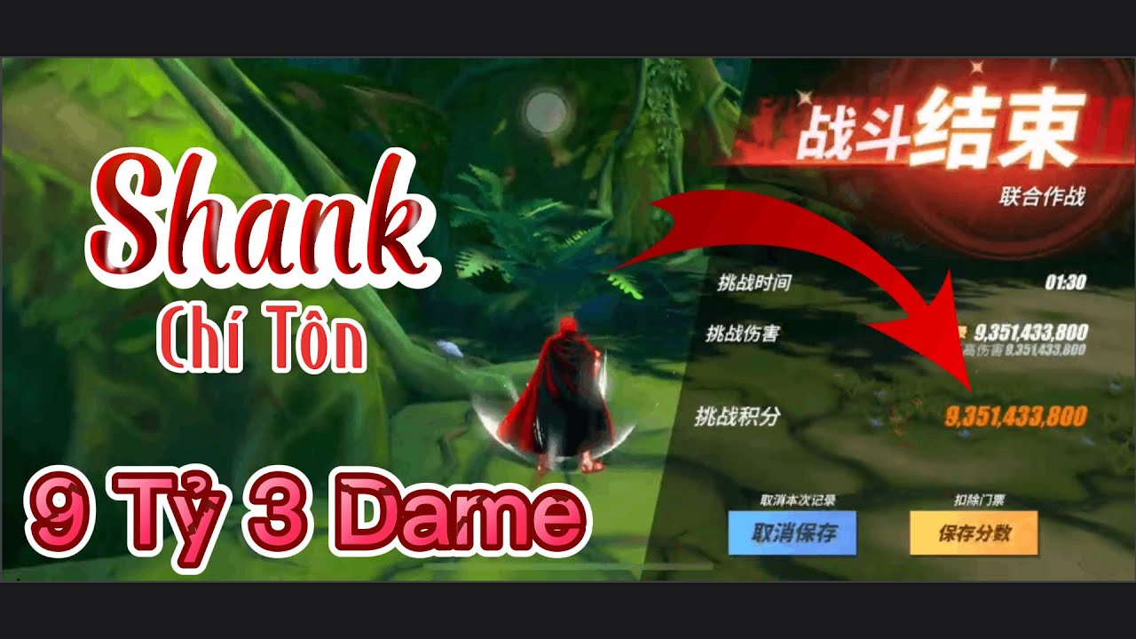 SS SHANK "BẬC CHÍ TÔN" DAME 9 TỶ & THUYỀN SHANK 15 CỦ-HƯỚNG DẪN FULL ...