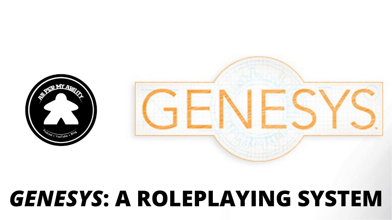Genesys - A Role playing System - YouTube