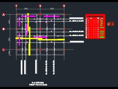 RC Slab detailing is so EASY with AutoCAD Structural Detailing-PART 2 ...