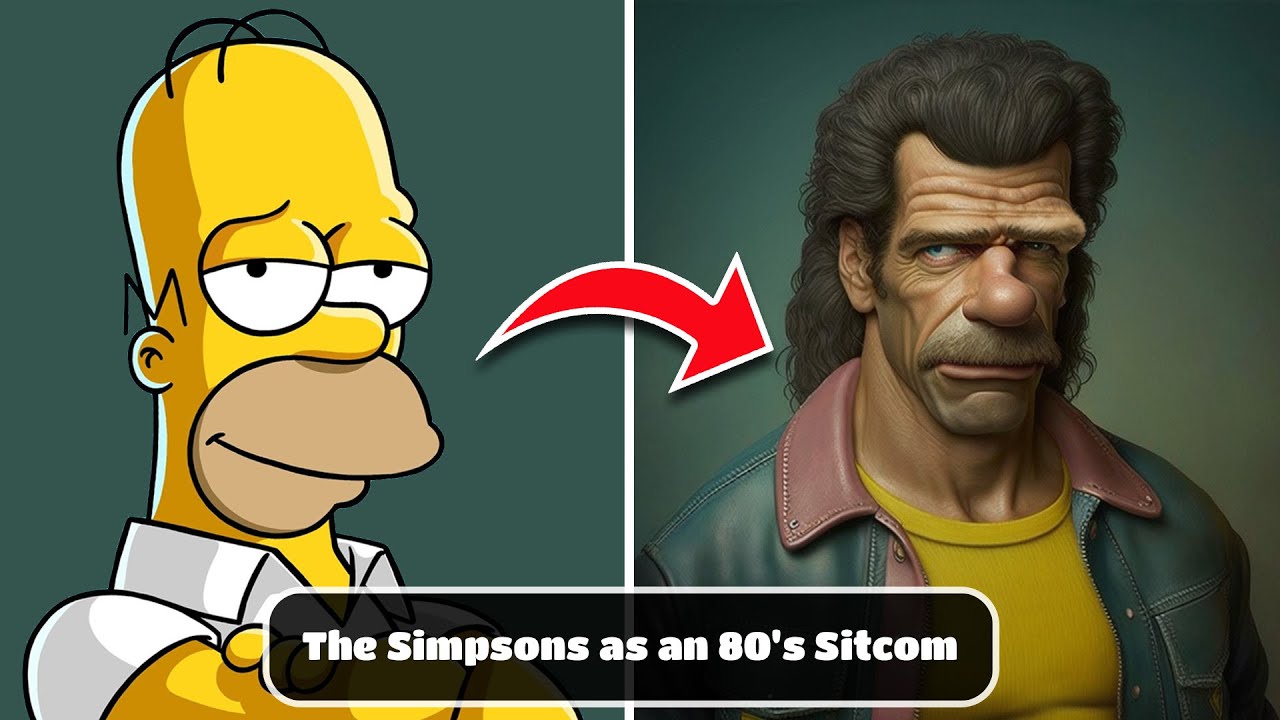 The Simpsons as an 80's Sitcom - YouTube
