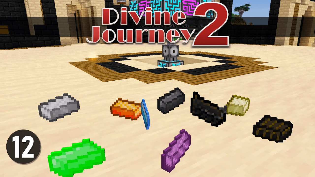 Divine Journey 2: Ep12 - Too Many Ingots! Modded Minecraft - YouTube