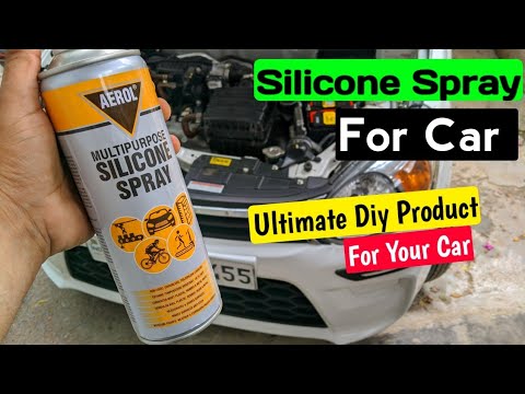 How to use Silicone Spray in Car | Aerol Silicone Spray | Repairing Gyaan - YouTube
