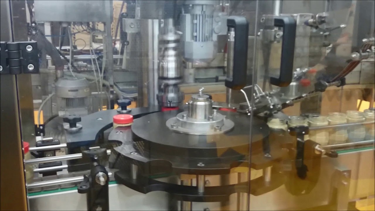 U.S. PACKAGING EQUIPMENT - MODEL CAP4460 - CAP4550 AUTOMATIC SINGLE-HEAD CHUCK CAPPER - YouTube
