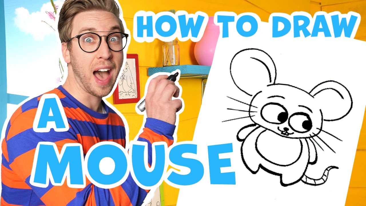 How to Draw a Mouse | Drawing Lessons For kids | Step by Step - YouTube