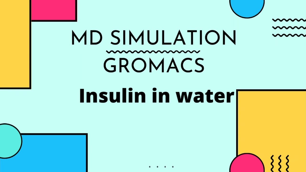 Gromacs molecular dynamics tutorial - insulin in water | pymol ...