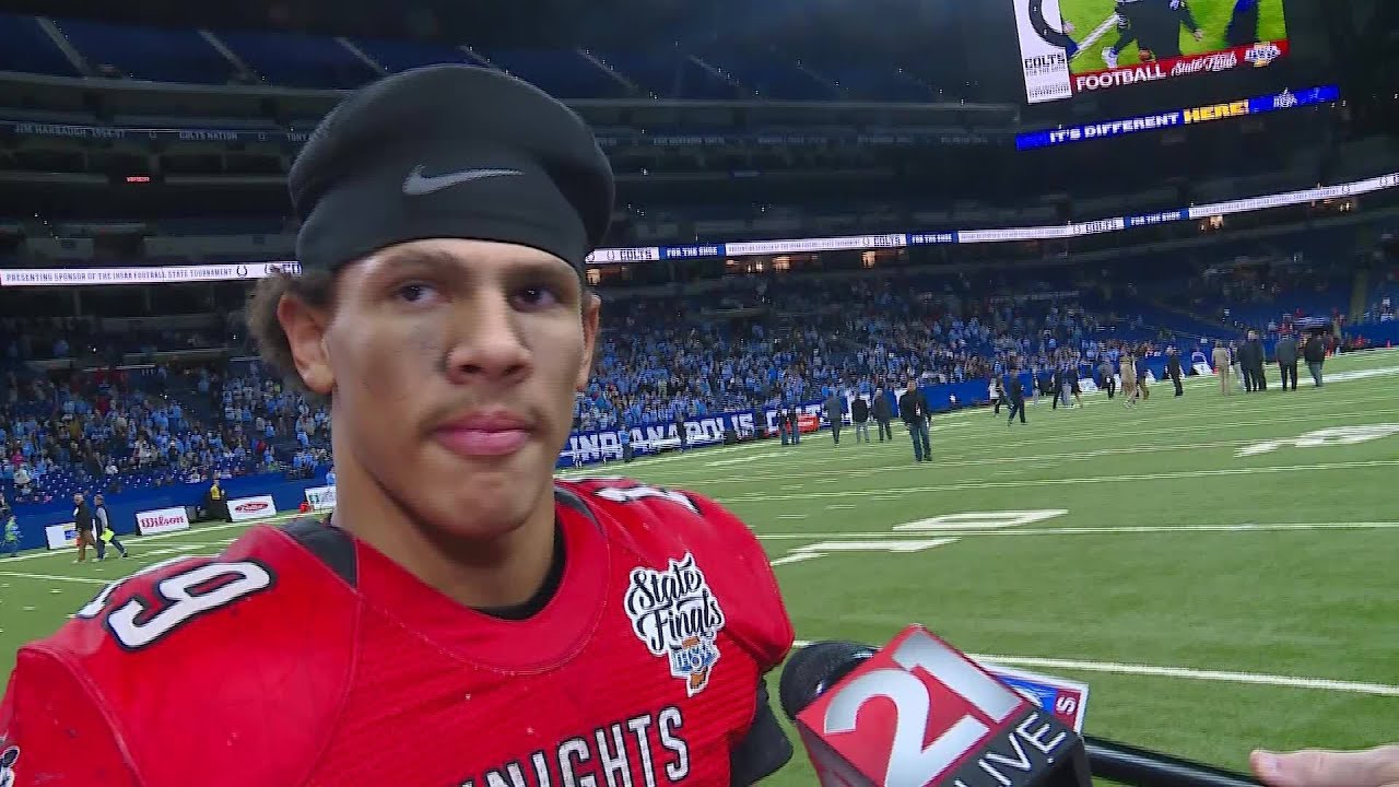 Bishop Luers sophomore running back TJ Epperson postgame interview ...