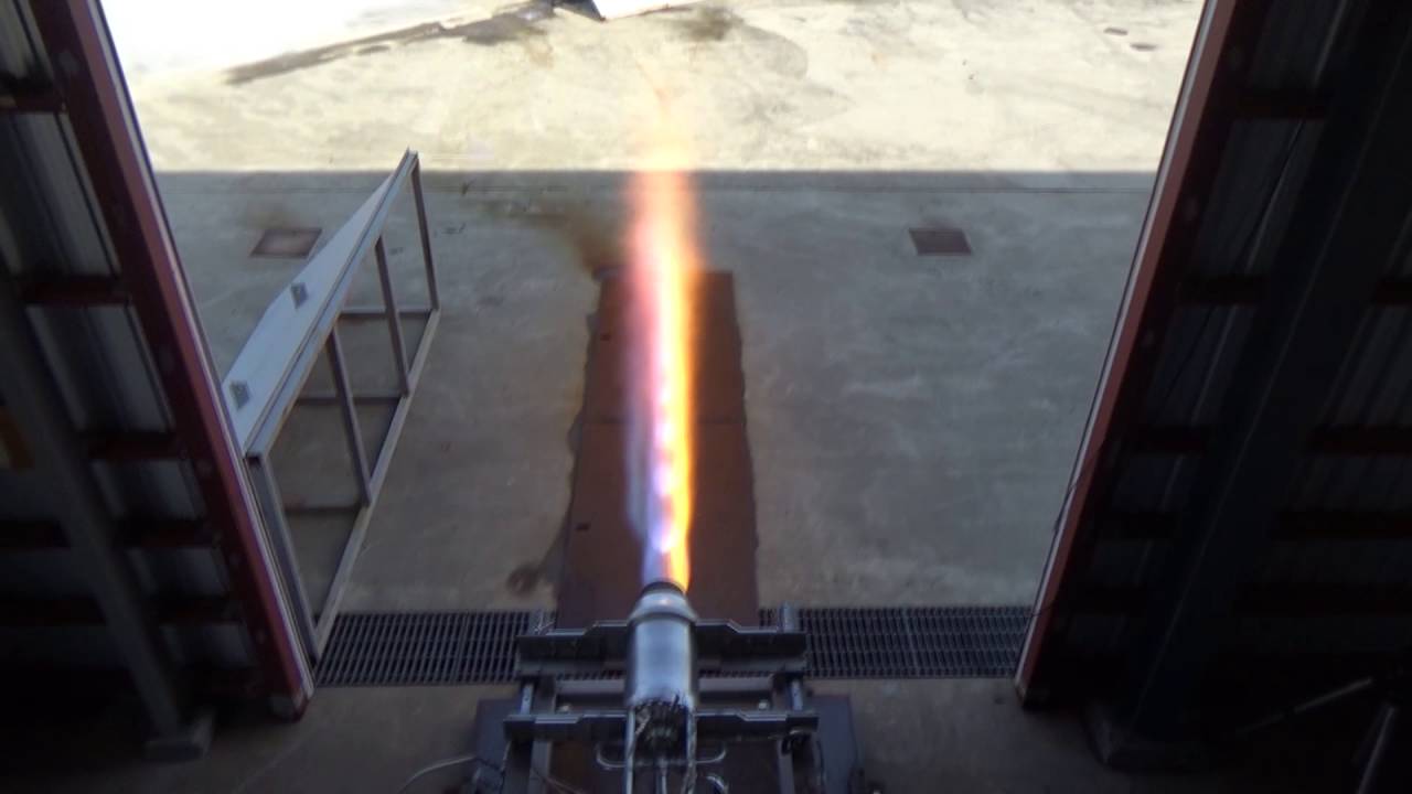 12 kN Engine Static Firing Test (Test 16) - YouTube