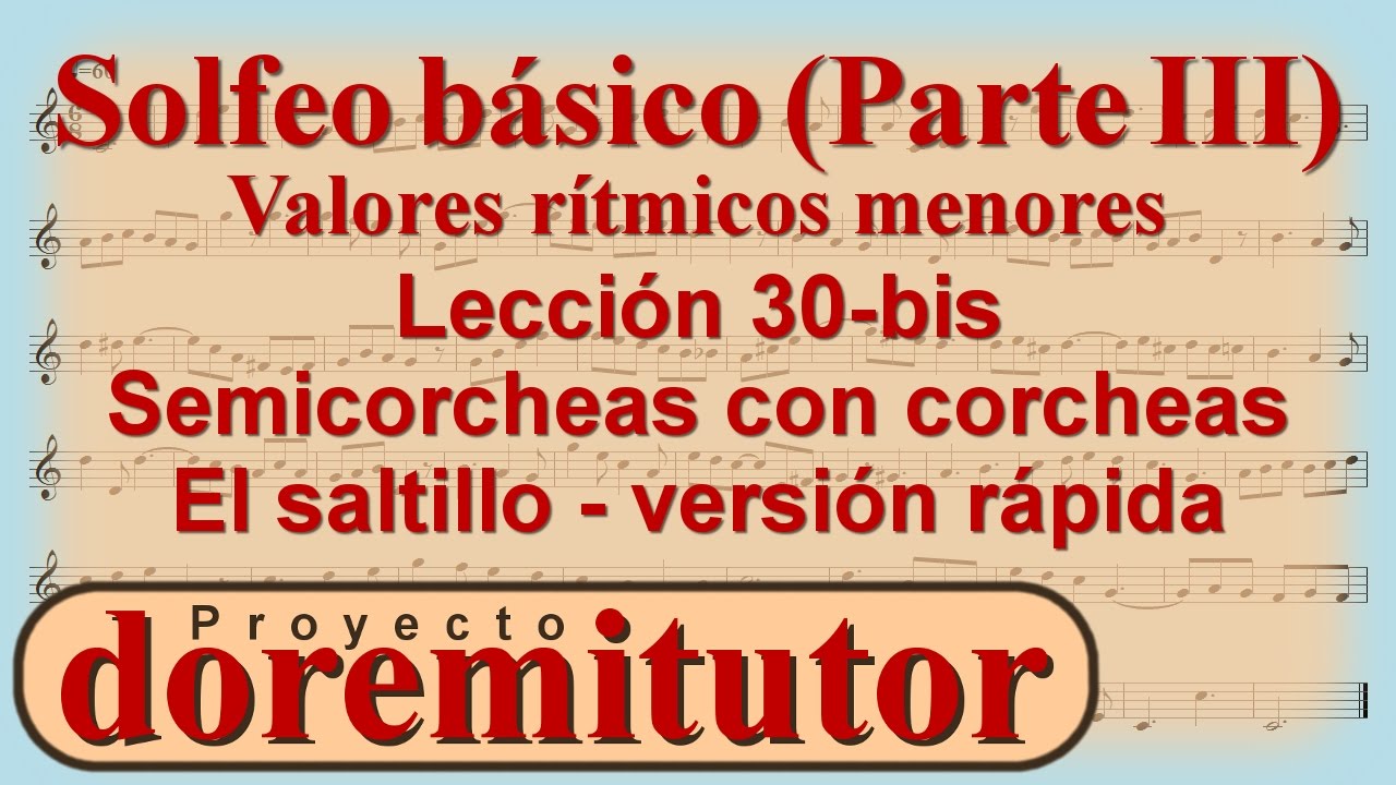 Clase 30-b de Solfeo para Principiantes | Aprende a Leer Música y ...