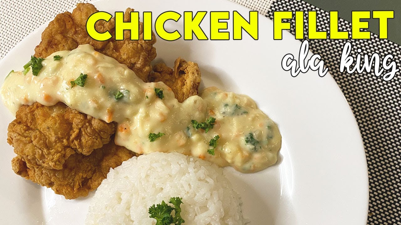 CRISPY CHICKEN FILLET ALA KING - NO BREAD CRUMBS! | SARAH V. - YouTube