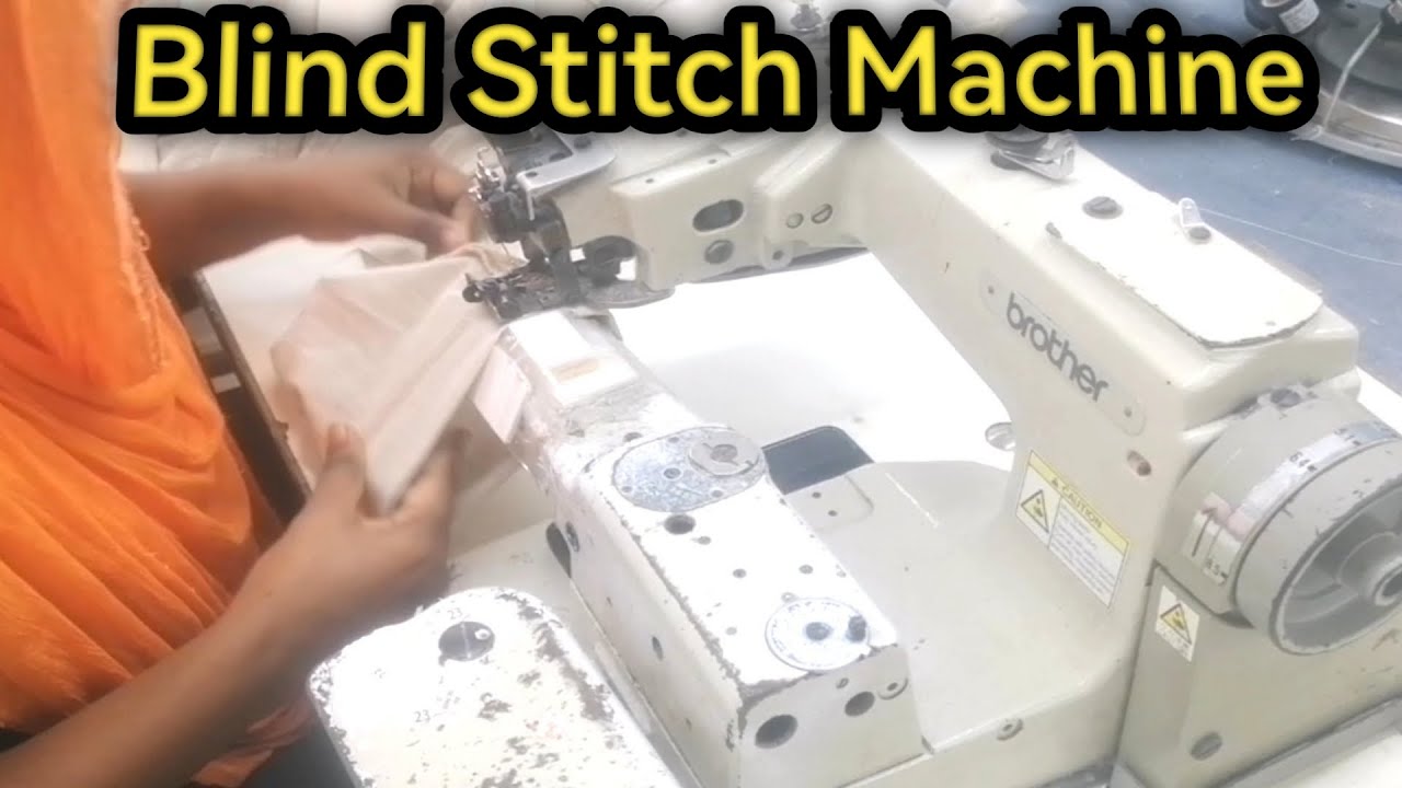 How to use Blind Stitch Machine, Bottom Hem, High Capacity. - YouTube