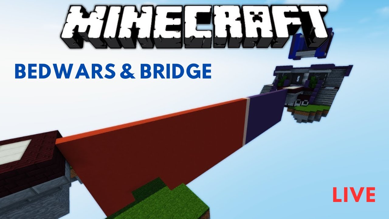 Minecraft BEDWARS and BRIDGE w/@itzdum - YouTube