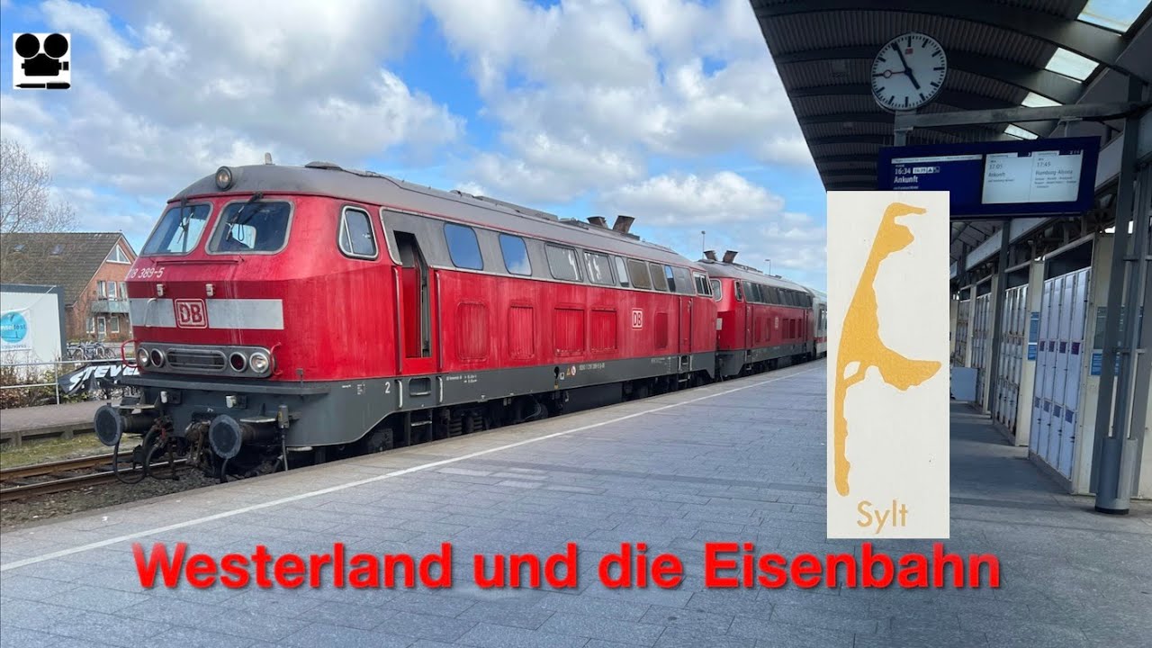 Eisenbahn in Westerland auf Sylt - YouTube