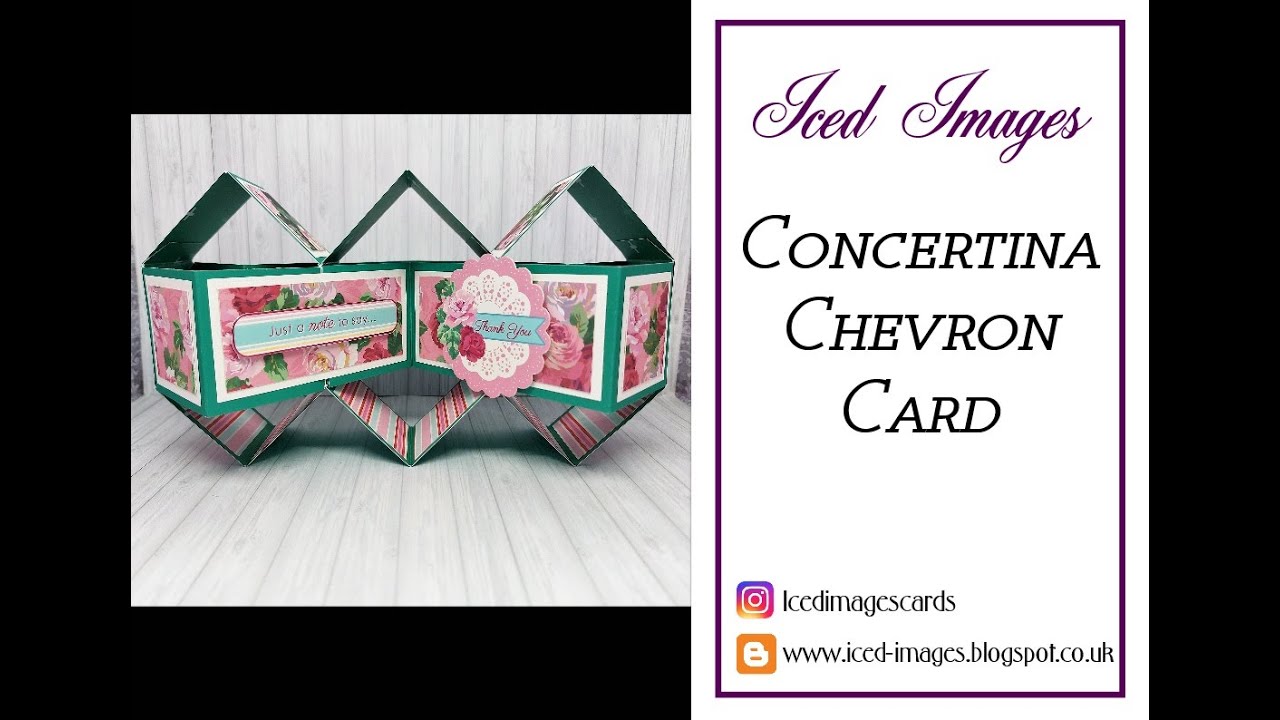 Concertina Chevron Card - YouTube