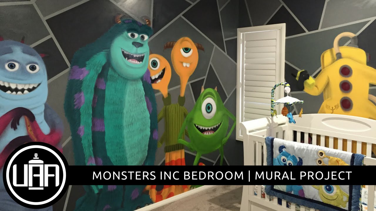 Monsters Inc Bedroom | Mural Project | Urban Art - YouTube