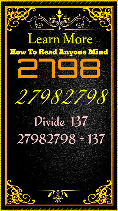 Math Magic Trick. Mind Reading Magic Trick. Math Mind Reading Trick ...
