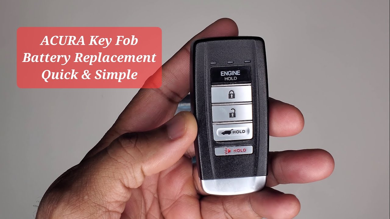 QUICK & SIMPLE - Acura Key Fob Battery Replacement - YouTube
