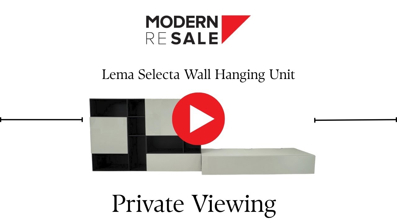 Lema Selecta Wall Unit – Mint Condition, Modern Luxury for Less - YouTube