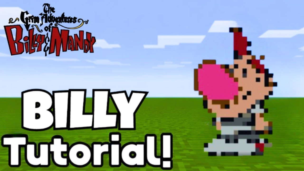 How to Build Billy in Minecraft - Easy Pixel Art Tutorial! | Grim ...