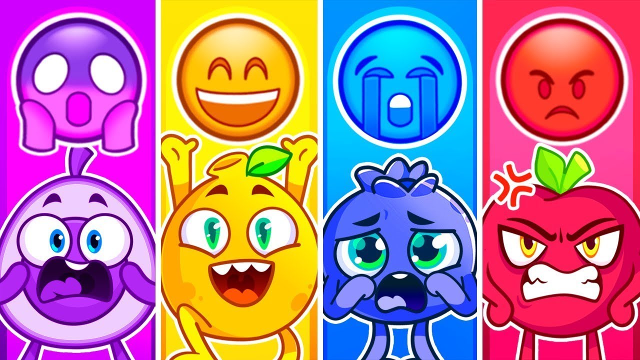 😁Share My Emotions 😢 Healthy Habits for Kids | Good Manner Songs 🎵 Pit ...