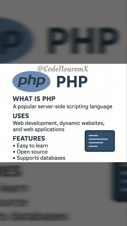 PHP #trending #coding #computereducation #programming #viral #php #shorts #youtubeshorts # ...