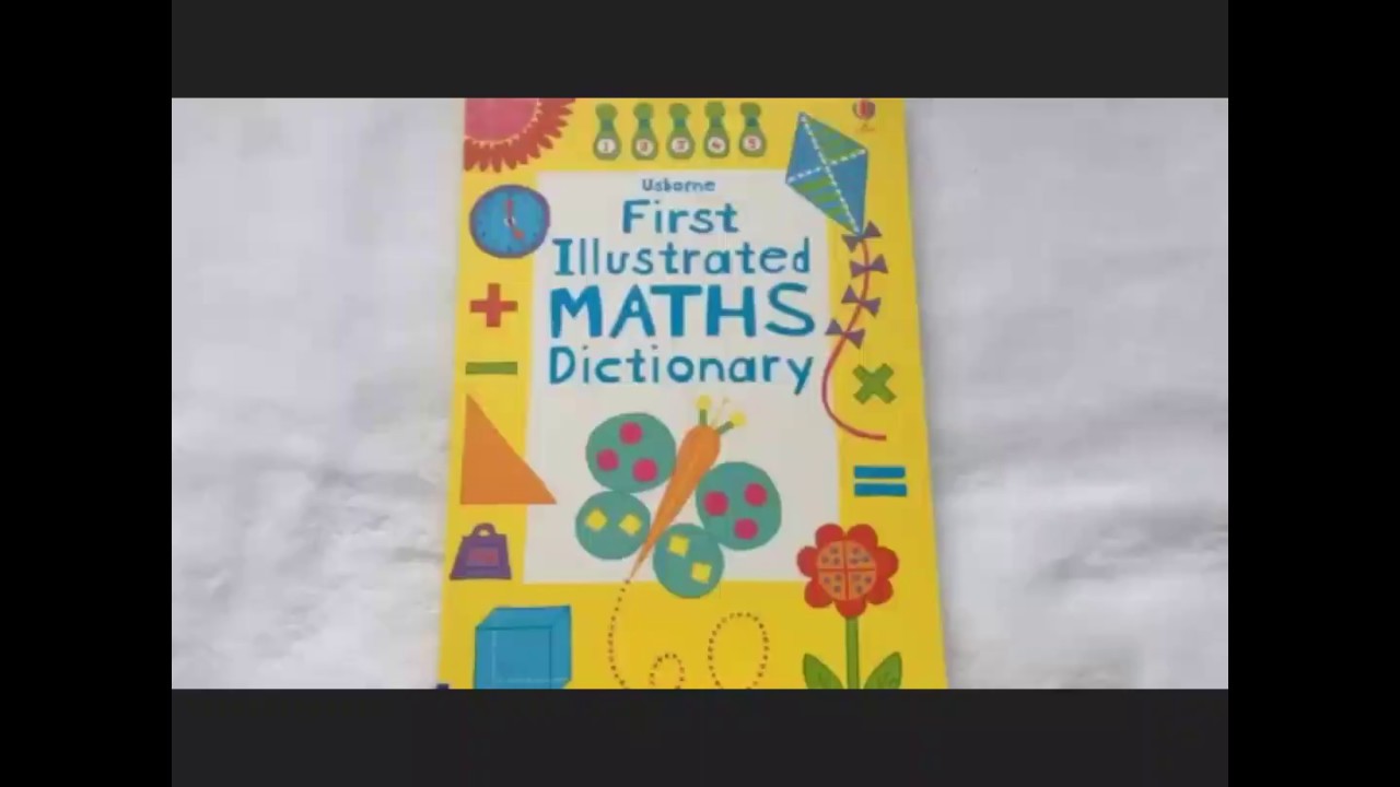 First illustrated maths dictionary. Usborne - YouTube