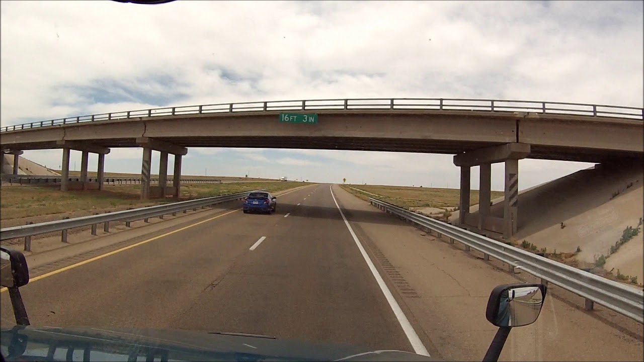 Interstate 40 New Mexico - Texas State Line to Mile 345 - YouTube