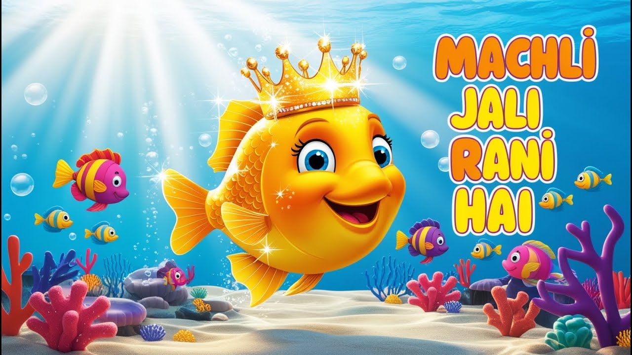 मछली जल कि रानी है| Machli jal ki Rani Hai| #nurseryrhymes #cartoon # ...