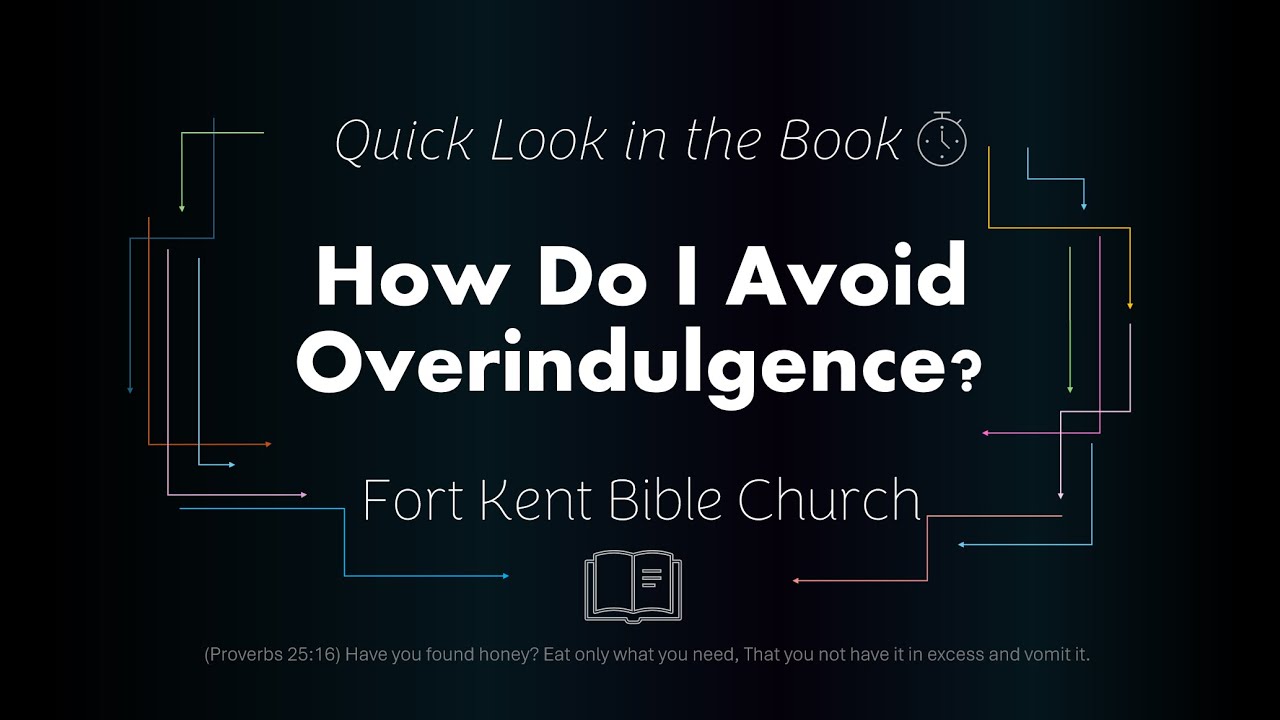 How do I Avoid Overindulgence? - YouTube