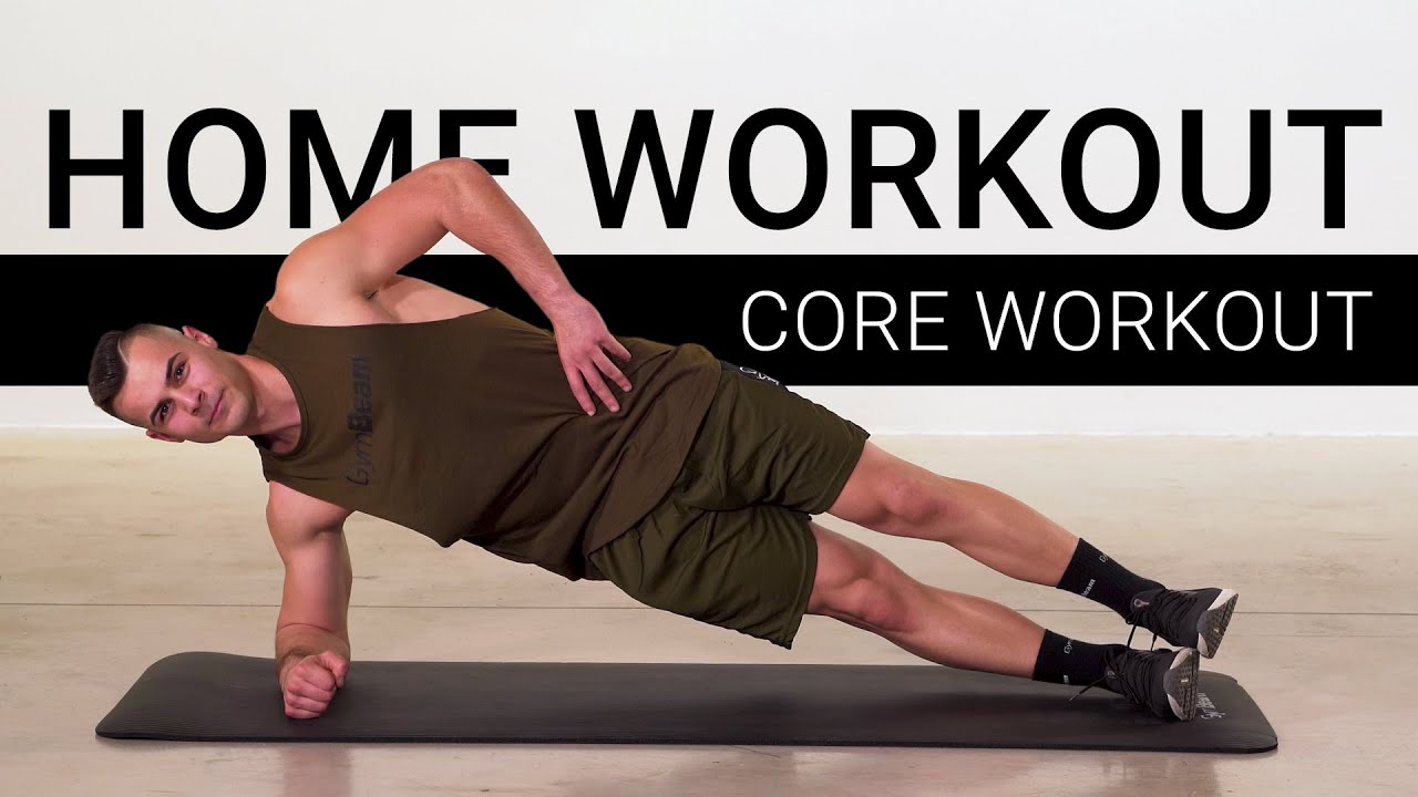 Home workout I Intensive Ab Workout I GymBeam - YouTube