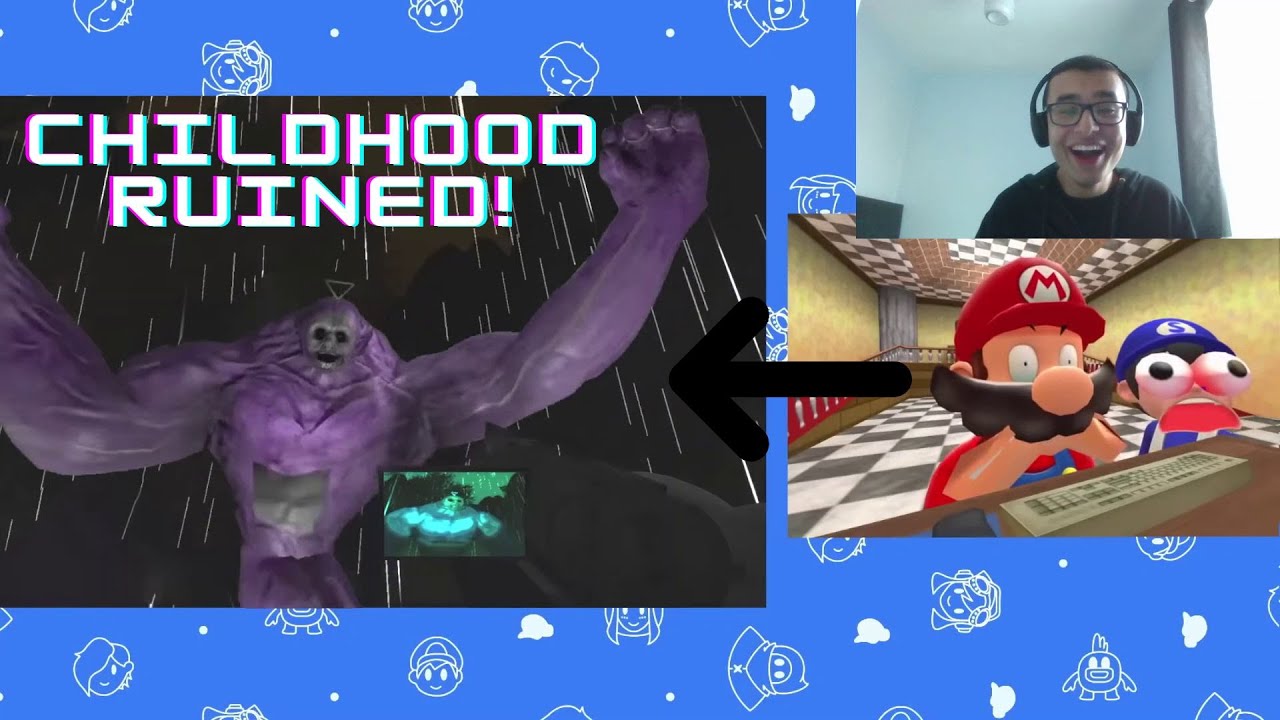 RIP CHILDHOOD! 😂| Mario & SMG4 play Slendytubbies REACTION! - YouTube